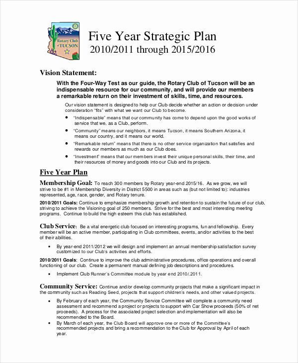 30 5 Year Strategic Plan Template Hamiltonplastering