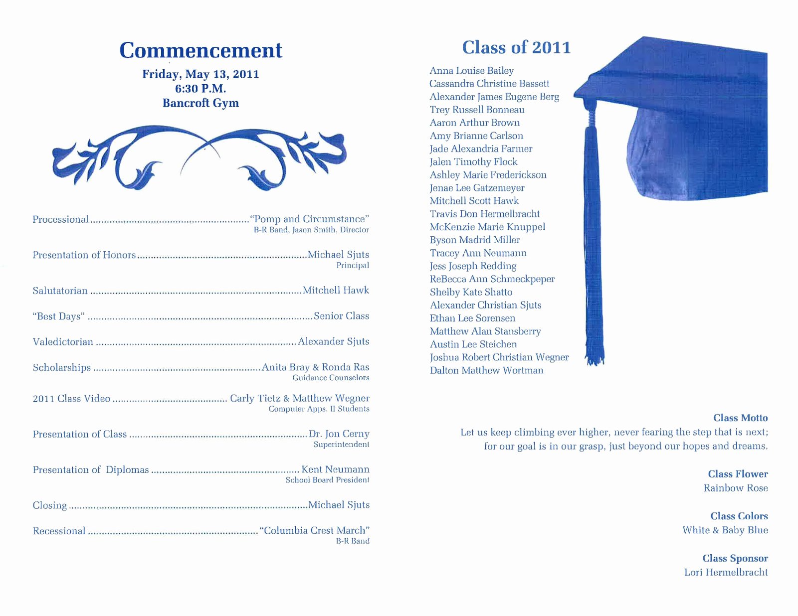 35 8th Grade Graduation Program Template Hamiltonplastering