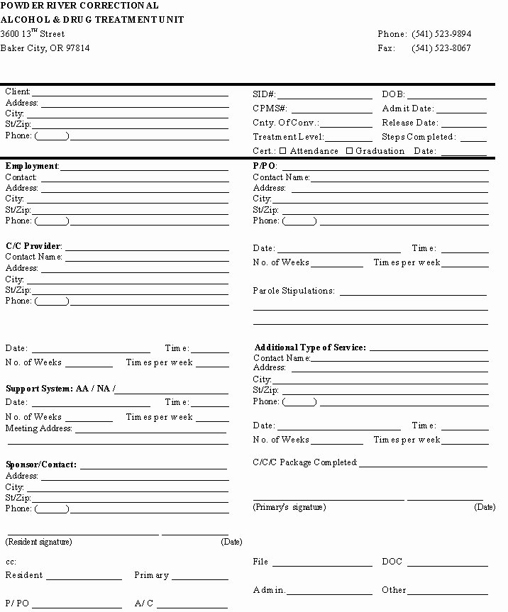 30 Addiction Recovery Plan Template Hamiltonplastering