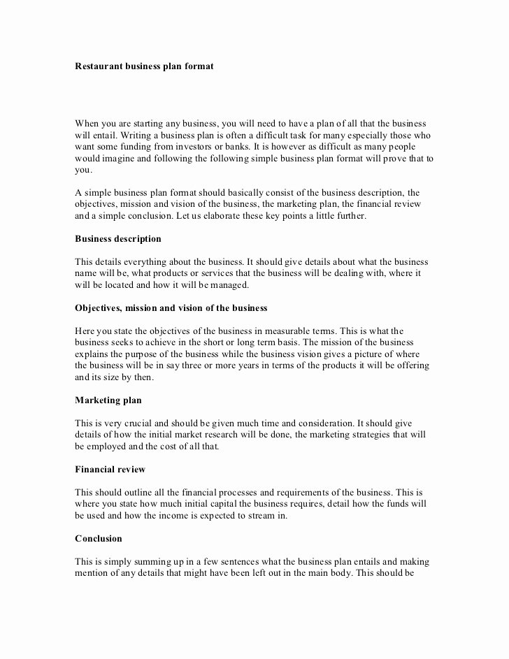 30 Business Plan Template Restaurant Hamiltonplastering 30 Business Plan Template Restaurant Hamiltonplastering
