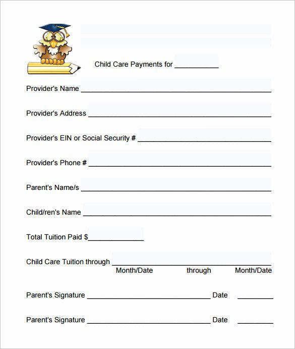 35 Child Care Payment Receipt Hamiltonplastering