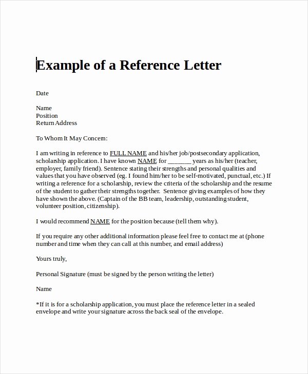 30 Confidential Letter Of Recommendation Hamiltonplastering