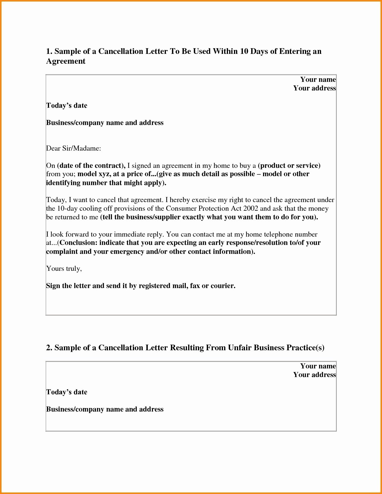 35 Contract Rescission Letter Hamiltonplastering 35 Contract Rescission Letter Hamiltonplastering