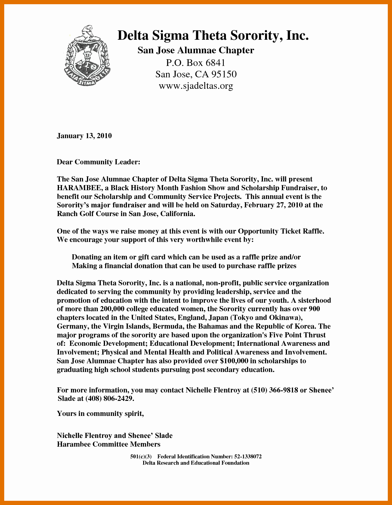 30 Delta Sigma Theta Recommendation Letter Hamiltonplastering