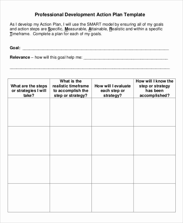 30 Development Action Plan Template Hamiltonplastering