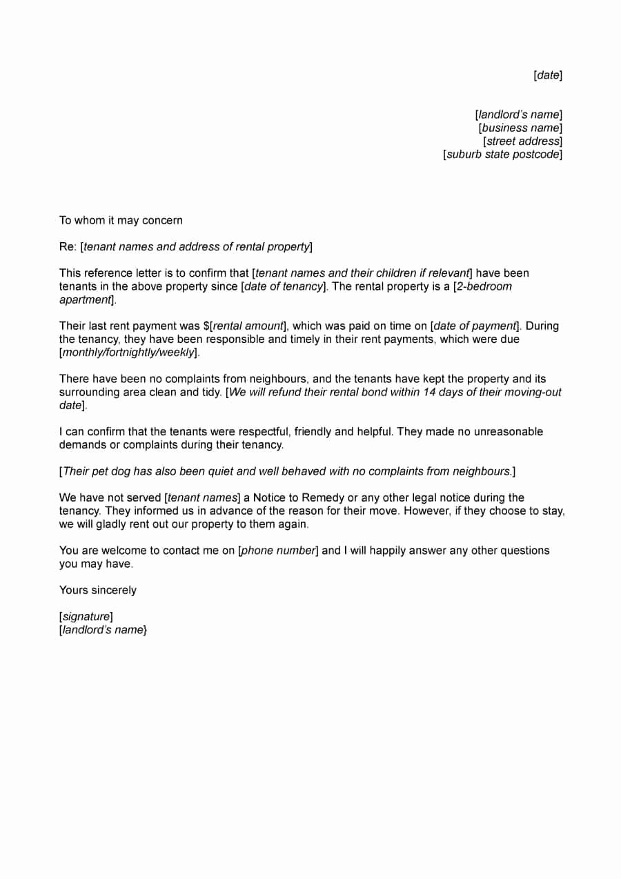 30 Fake Letter Of Recommendation Hamiltonplastering