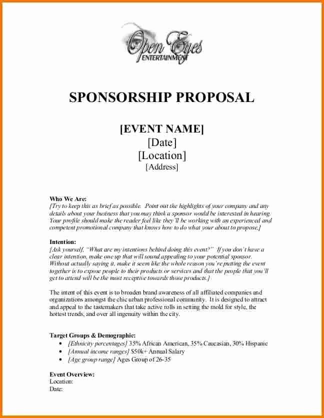 35 Fundraiser Proposal Letter Hamiltonplastering