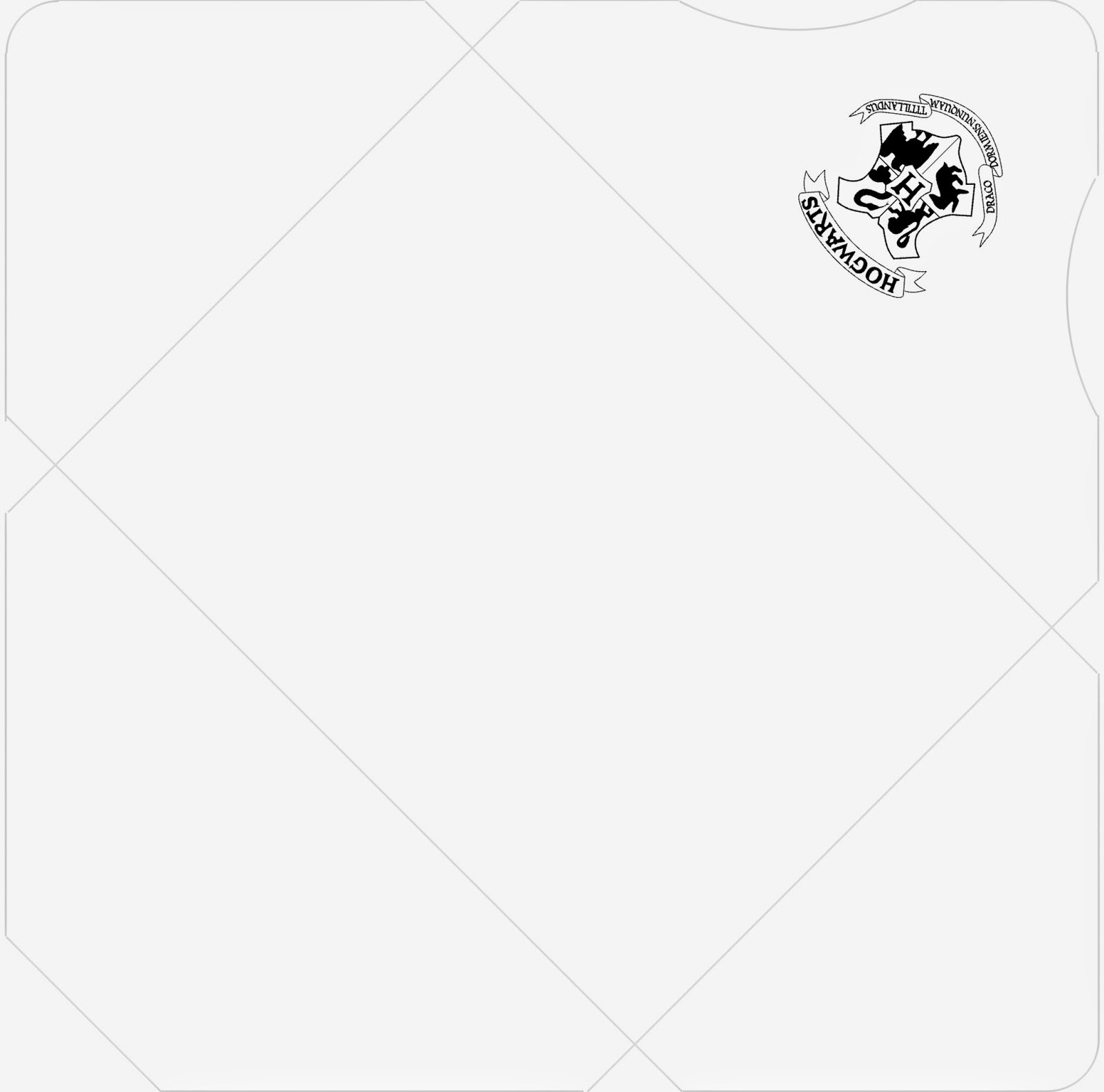 Hogwarts Envelope Template