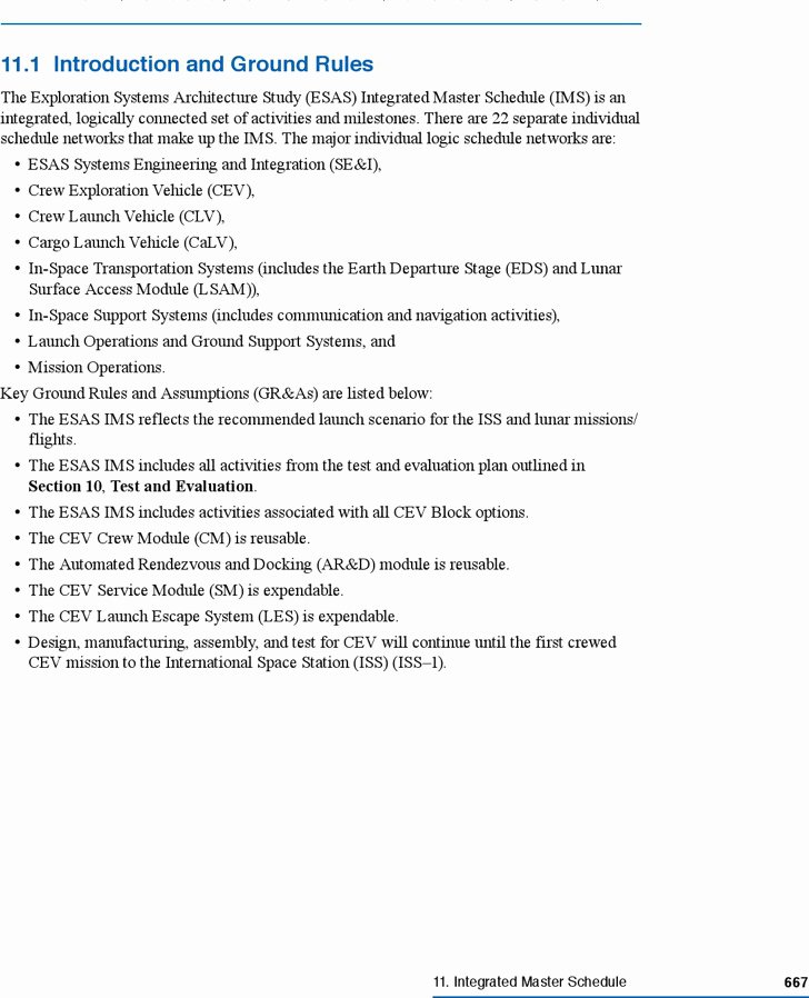 Integrated Master Plan Template