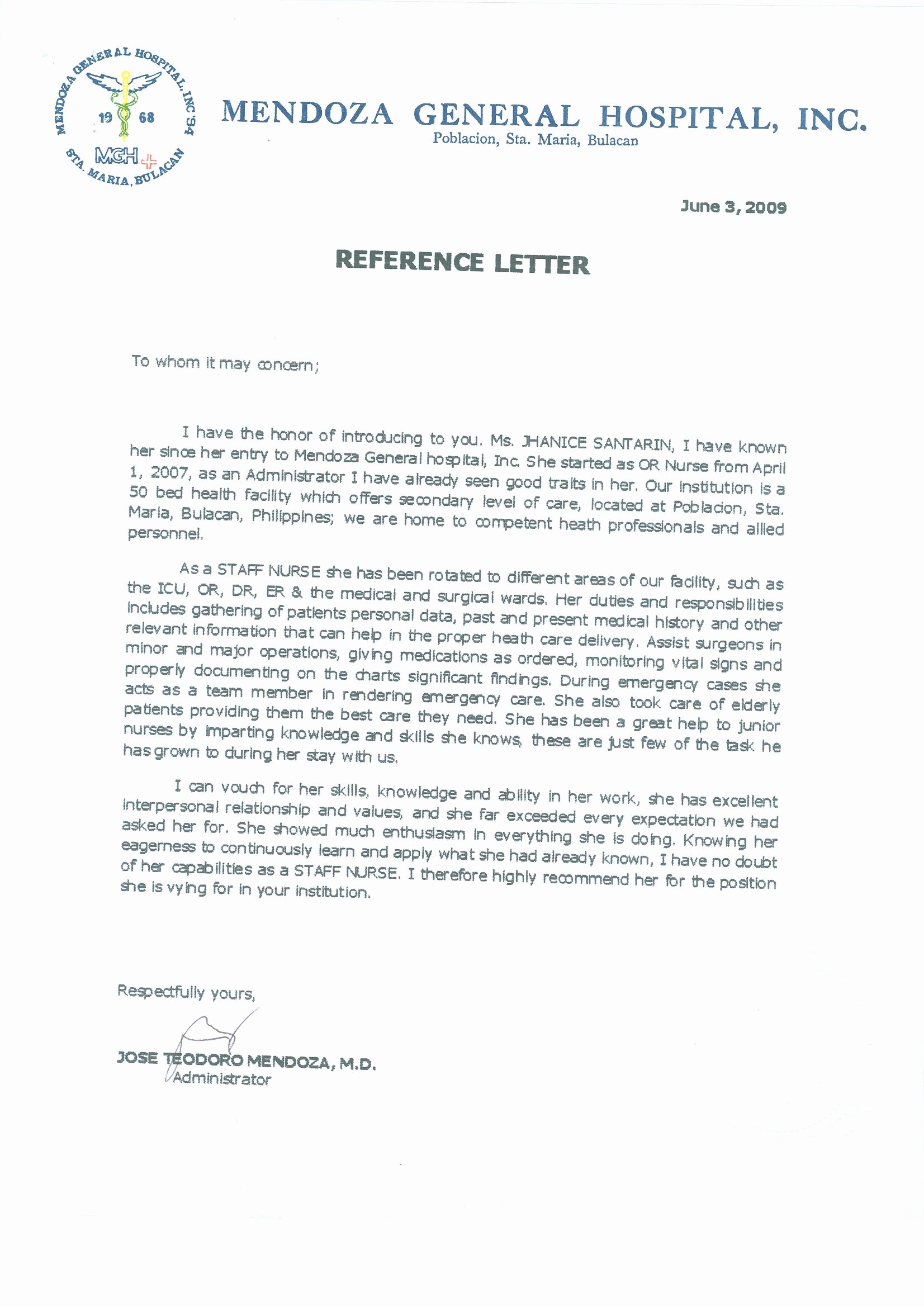 30 Letter Of Recommendation Nurse Hamiltonplastering 30 Letter Of Recommendation Nurse Hamiltonplastering