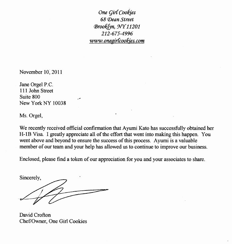 30 O1 Visa Recommendation Letter Sample Hamiltonplastering