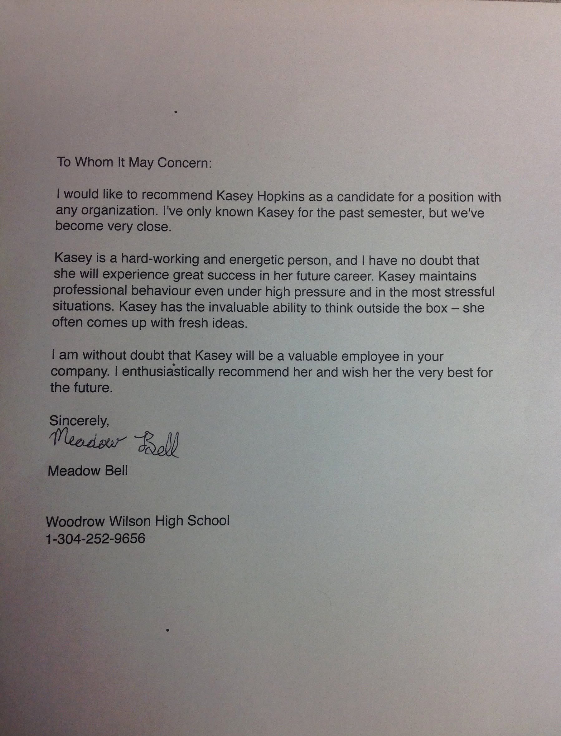 30 Peer Letter Of Recommendation Hamiltonplastering