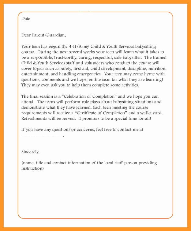 30 Recommendation Letter For Babysitter Hamiltonplastering