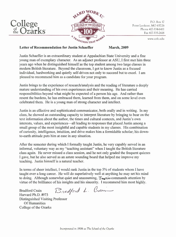 Best Recommendation Letter For Phd Student Invitation Template Ideas 
