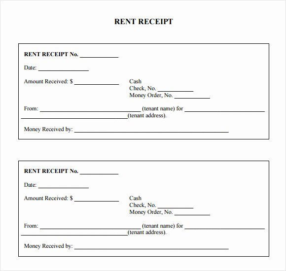 35 Rent Receipt Filled Out Hamiltonplastering