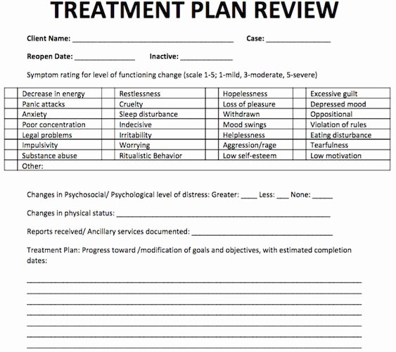 30 Social Work Treatment Plan Template Hamiltonplastering