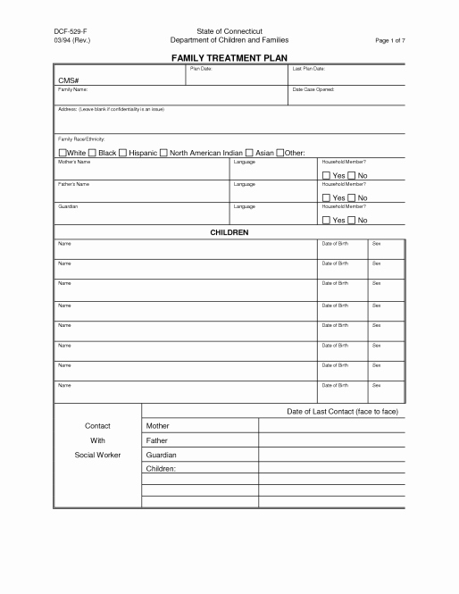 30 Social Work Treatment Plan Template Hamiltonplastering