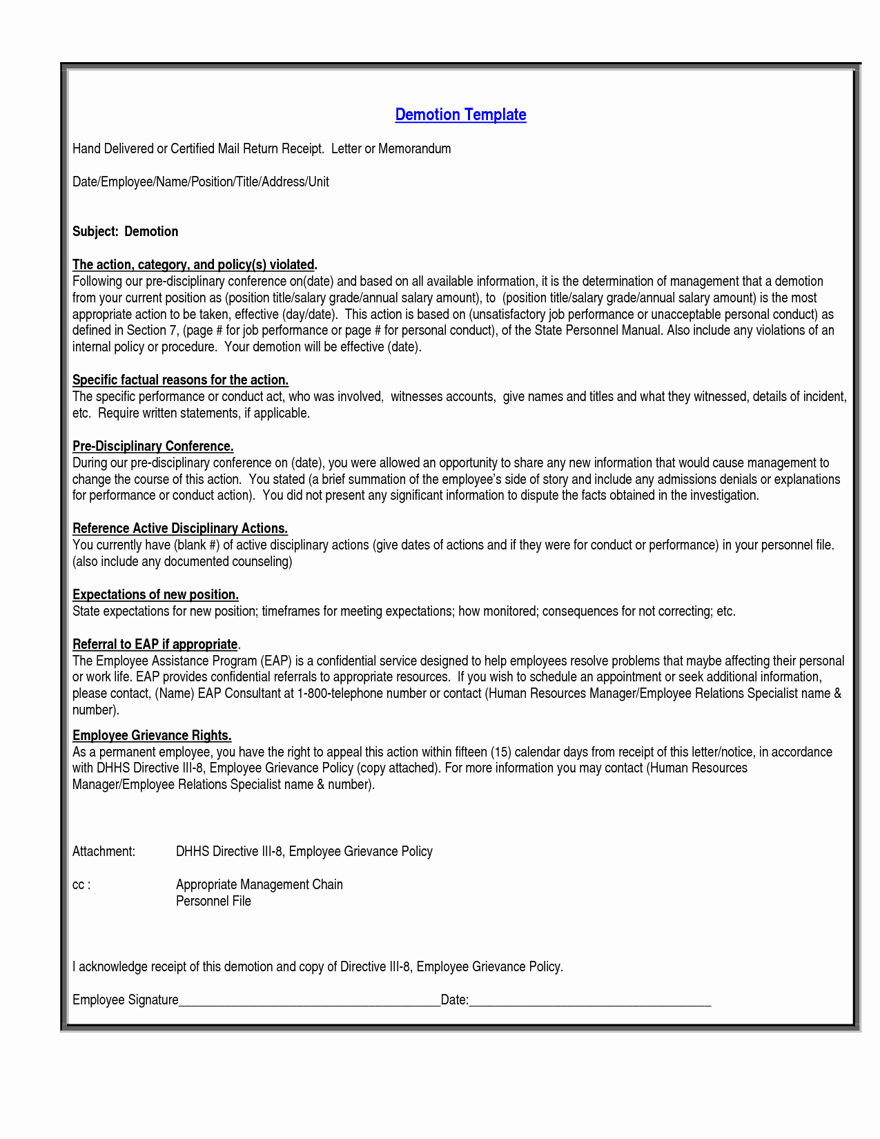 35 Voluntary Demotion Letter Sample Hamiltonplastering